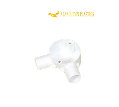 Angle Junction Box UPVC 2 Way 25 mm